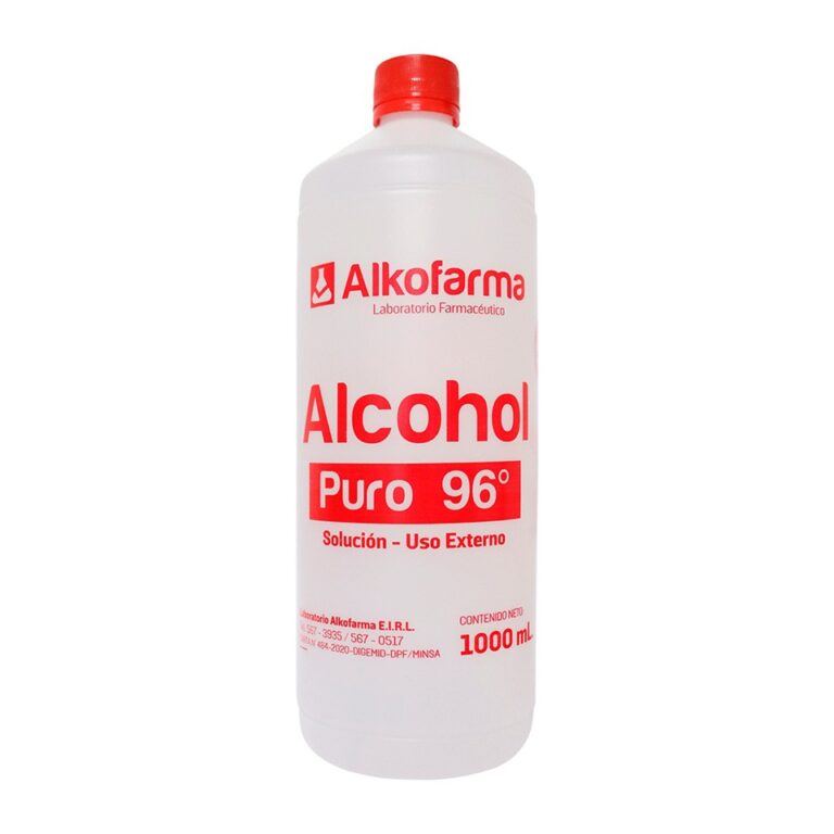 Alcohol Etilico Puro 96° 1 Litro - Tienda FEMA